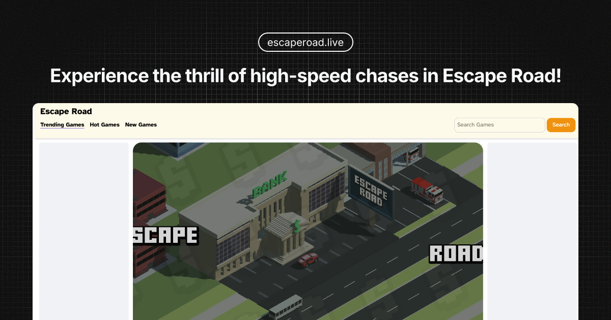 Escape Road City 2 - Escape Road